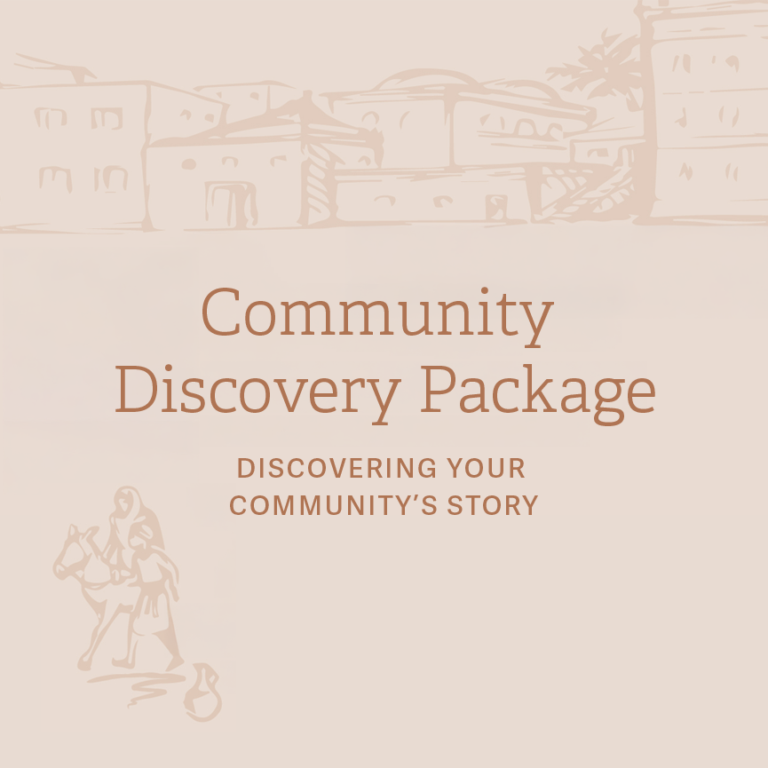Community Discovery Package - Ministry Leadership Center